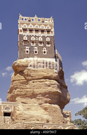 Republic of Yemen, Wadi Dhar, Dar al-Hajar (Rock Palace), Summer Palace ...