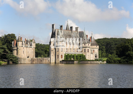 Missillac, France. The Chateau de La Bretesche, a 14th century medieval ...