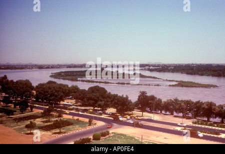Aerial view, Khartoum, capital of Sudan, Africa Stock Photo - Alamy