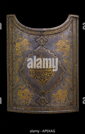 armour armor Iran Iranian Persia Persian military shield 18 century ...