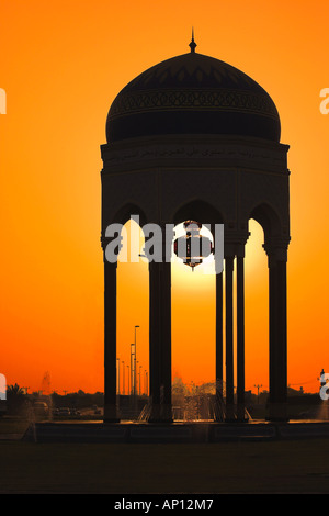 Oman, roundabout at coast road Stock Photo - Alamy