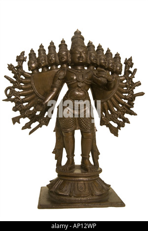 vishnu bronze formal pose white south india vijinayagar period tanjore ...
