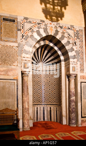 prayer hall and mihrab, al-Azhar mosque, Cairo, Egypt Stock Photo - Alamy