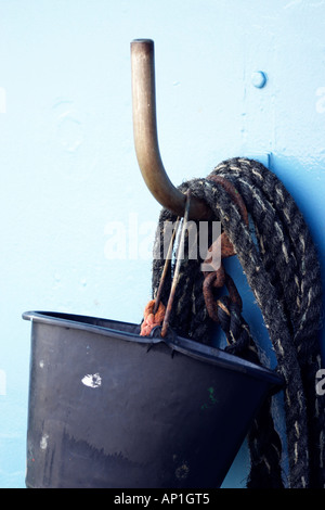 Bucket on a ship Stock Photo - Alamy