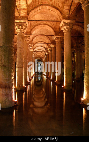 Underground water reservoir with brick vault, now a museum cistern ...