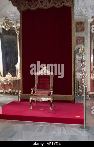 Unicorn Throne Room Rosenborg Castle Copenhagen Denmark Stock Photo - Alamy