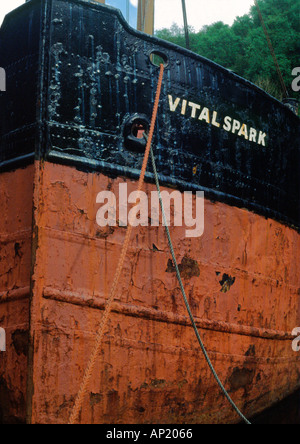 Crinan, Scotland. The Clyde Puffer Vital Spark, previously named Auld ...