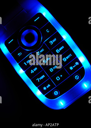 Cellphone Lighted Keypad Stock Photo - Alamy
