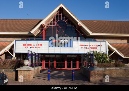 The Cineworld cinema on the Shaw Ridge retail park in West Swindon ...