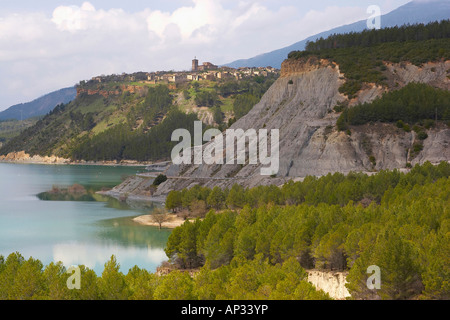 The embalse de Yesa / Yesa reservoir in Navarre, nortthern Spain Stock ...