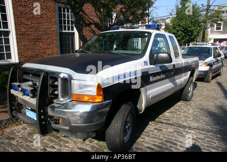 Nantucket police cars Nantucket Island Cape Cod USA Stock Photo - Alamy