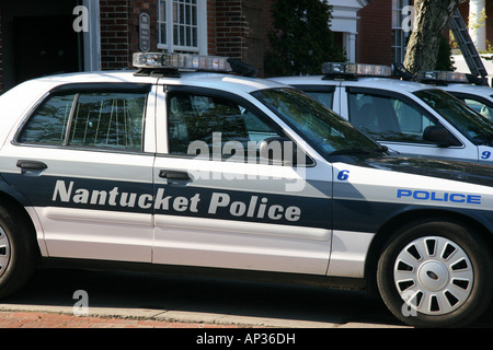 Nantucket police cars Nantucket Island Cape Cod USA Stock Photo - Alamy