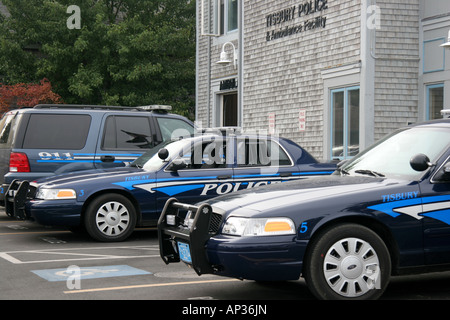 Tisbury Police Department vehicles and cars on Marthas Vineyard Island ...