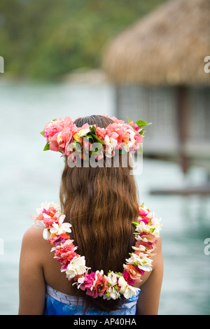 Tahitian Girl, Moorea Island, Society Islands, French Polynesia, South ...