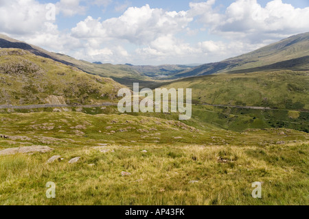 Pen-y-Pass from Miners track route to and from Mount Snowdon in ...