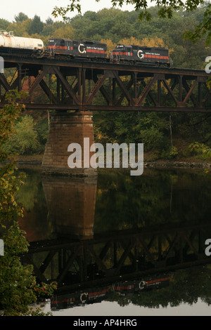 Guilford Rail System Freight Locomotives East Deerfield MA Railroad ...