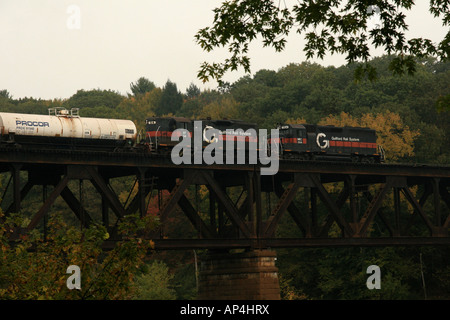 Guilford Rail System Freight Locomotives East Deerfield MA Railroad ...