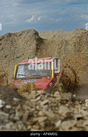 Range Rover Classic racing at the Rallye Dresden Breslau 2007 Stock ...