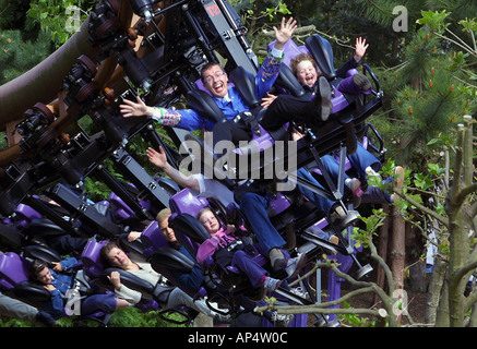 Vampire roller coaster ride at Chessington World of Adventures Stock ...