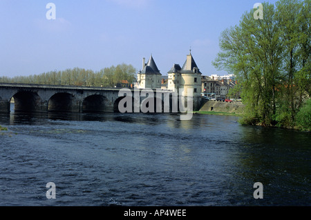 Chatellerault Bridge in France Stock Photo - Alamy