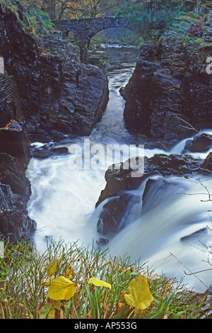 The Hermitage bridge on the river Braan near Dunkeld Stock Photo - Alamy