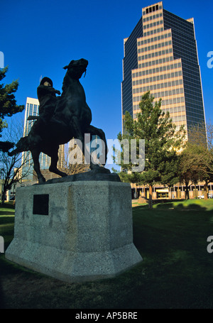 Downtown Statue Tucson Arizona USA Stock Photo - Alamy