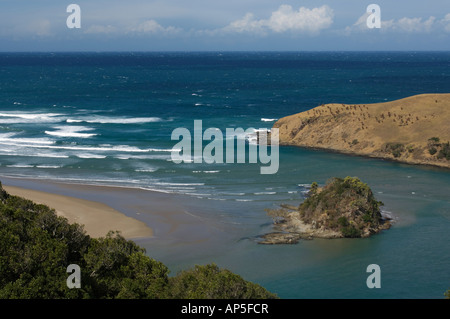 Umtata river mouth, Wild Coast, Eastern Cape, South Africa Stock Photo ...