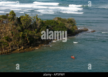 kayaking, Umtata river mouth, Wild Coast, Eastern Cape, South Africa ...