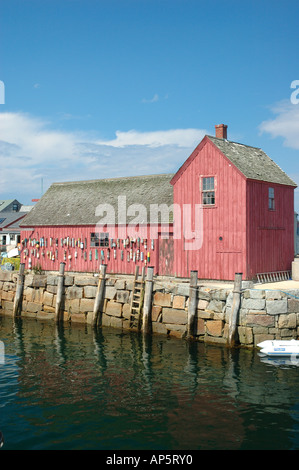 Motif No. 1 red fishing shack located at Rockport, Massachusetts - the ...