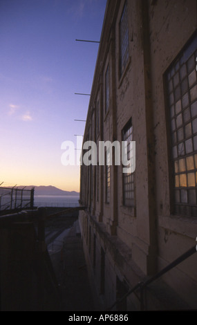 Alcatraz Prison cell windows Stock Photo - Alamy