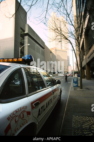 Atlanta Downtown street view on a sunny day - ATLANTA, USA - APRIL 18 ...