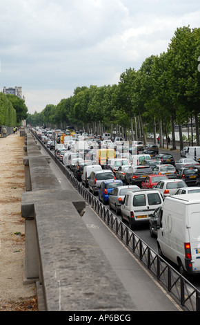 Traffic jam in Paris Stock Photo - Alamy