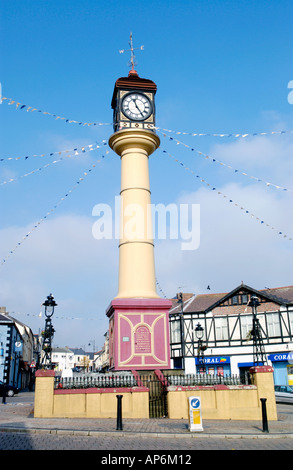 Tredegar Town Clock Blaenau Gwent Valleys South Wales UK Stock Photo ...
