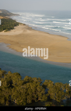Umtata river mouth, Wild Coast, Eastern Cape, South Africa Stock Photo ...