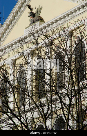 Roebuck Hotel pub bar in Pond Street Hampstead London England Stock ...