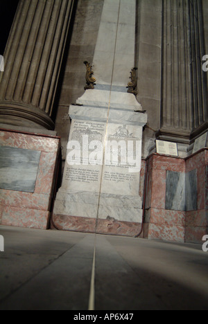 The Rose Line in Saint Sulpice Church Paris France. Featured in the Dan ...