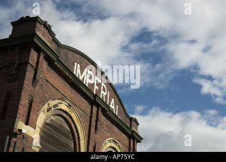 Imperial Mill, Blackburn on the Leeds & Liverpool canal Stock Photo - Alamy