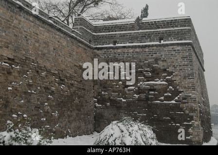 City wall in winter, Jingzhou, Hubei, china Stock Photo - Alamy