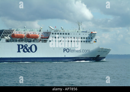 The Pride of Cherbourg en route to Cherbourg Stock Photo - Alamy