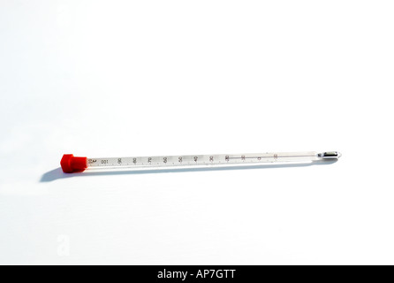 Lab Thermometer minus 10 to plus 100 degrees celcius with rubber to ...
