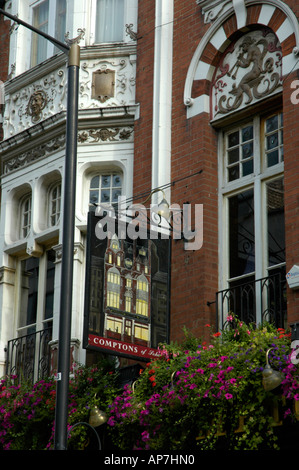 The Comptons of Soho bar in Old Compton Street, Soho, a famous gay ...
