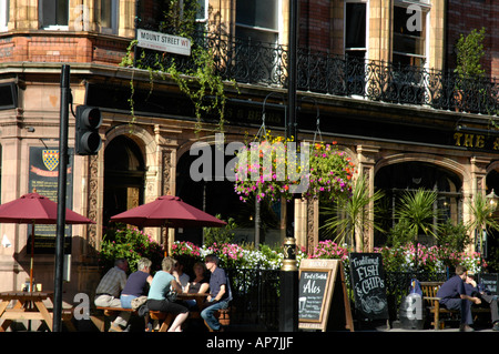 The Audley public house in Mount Street Mayfair London UK Stock Photo ...