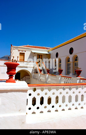 panormitis monastery simy dodecanese islands greece Stock Photo - Alamy