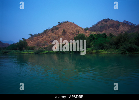 Sierra de Guerrero, Omitlan River, feeds into Papagayo River, near ...