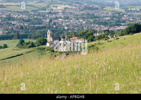 Selsley village. View from selsley common across the stroud valley in ...