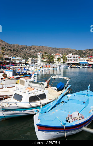 Harbour, Elounda, North East Coast, Crete, Greece Stock Photo - Alamy