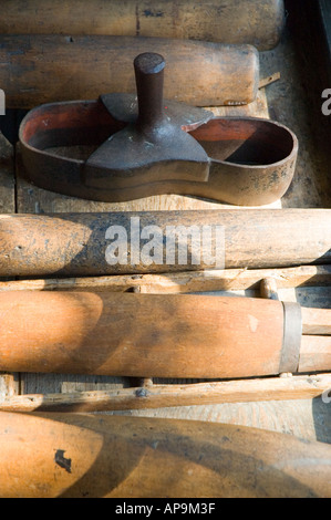 Inside cobblers shop in pioneer shop Stock Photo - Alamy