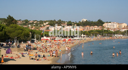 beach scenic Ste Maxime beach French Riviera France September 2006 ...