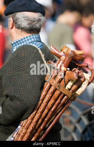 Man wearing a traditional black Basque beret during Aste Nagusia Big ...