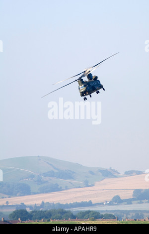 RAF Chinook HC2 helicopter 18 Squadron rear loading door open Stock ...
